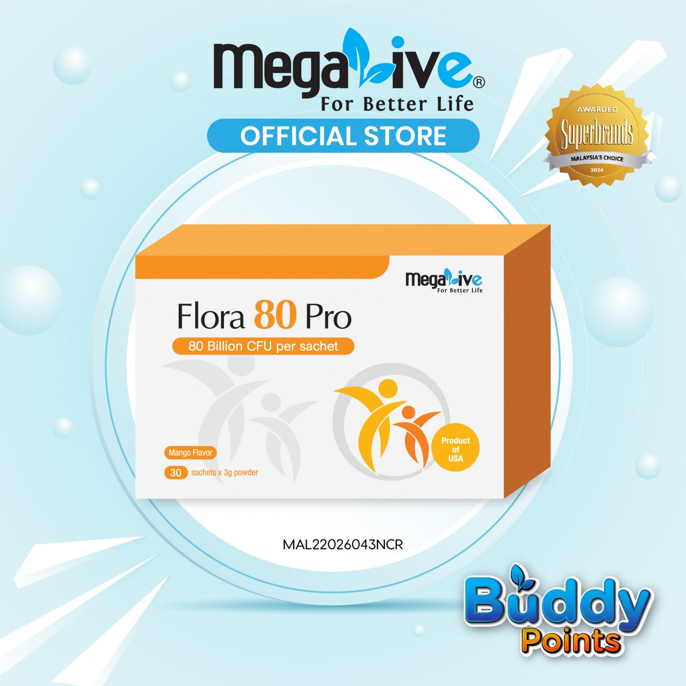MegaLive Flora 80 Pro (30's)